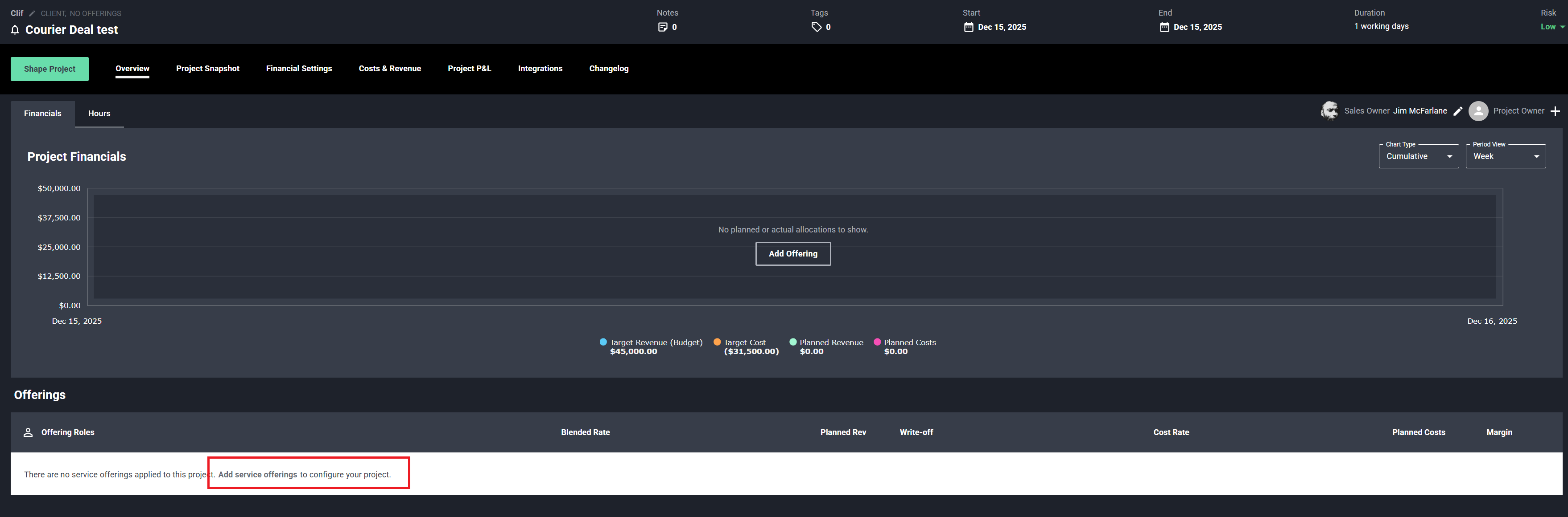 Recommended Set Up Steps: Deals & Active Projects – Parallax